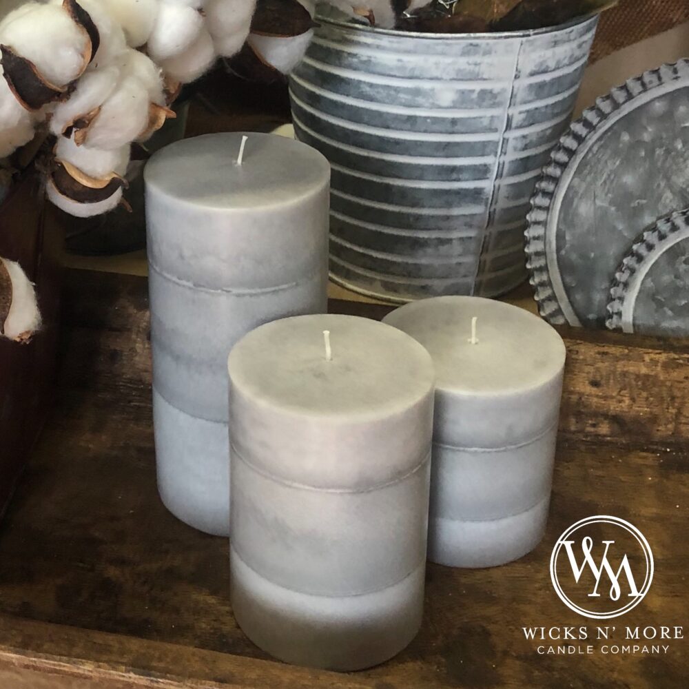Cascade Gray Scented Candles - Wicks N' More Candle Company