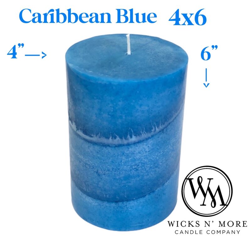 Caribbean Blue Candle - Wicks N' More Candle Company