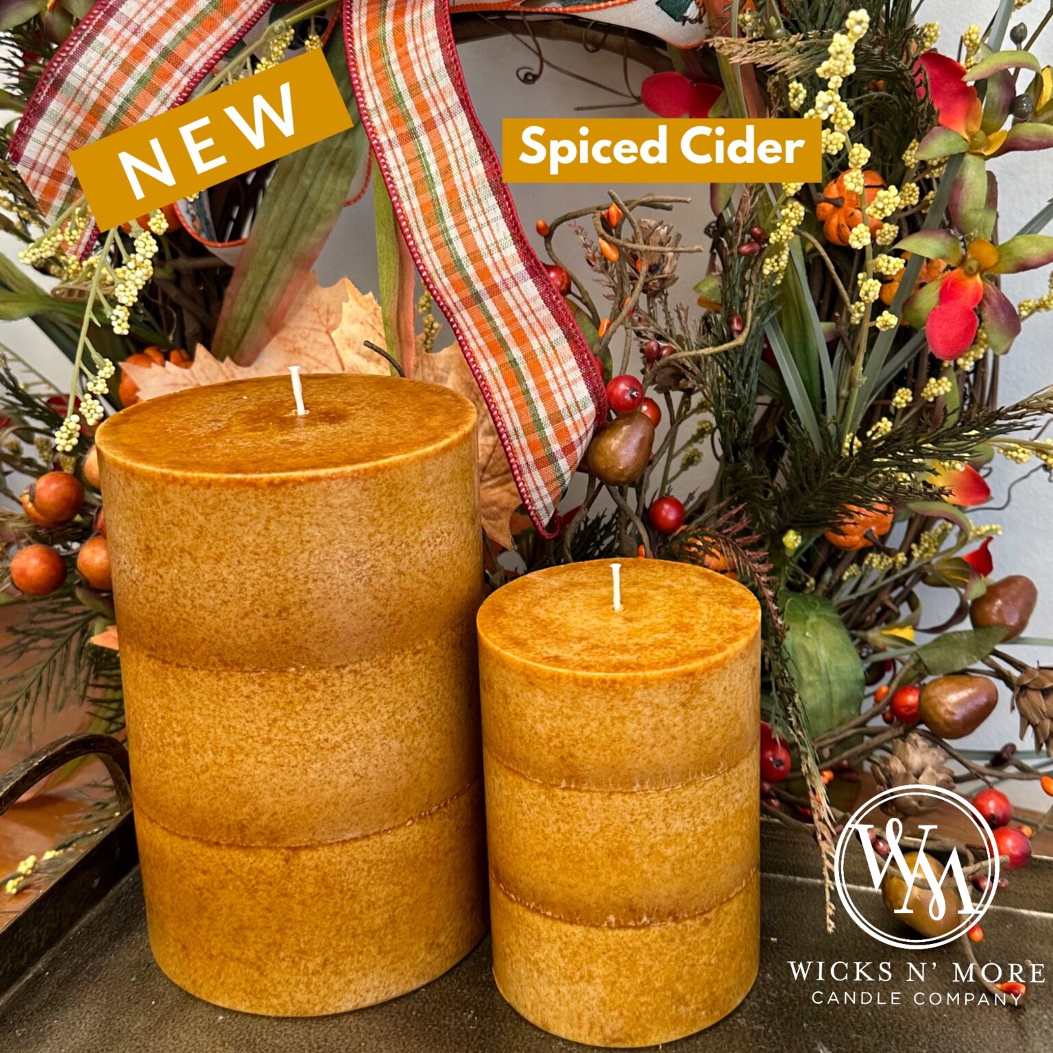 Hand-Made Scented Pillar Candles - Wicks N' More Candle Company