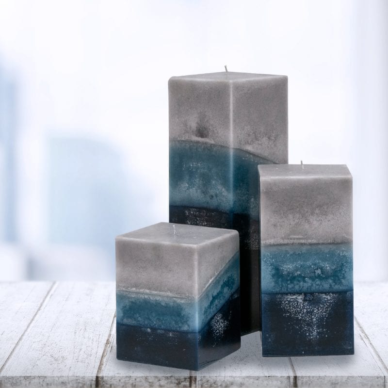 Indigo Mist Ocean Scented Candles - Wicks N' More Candle Company